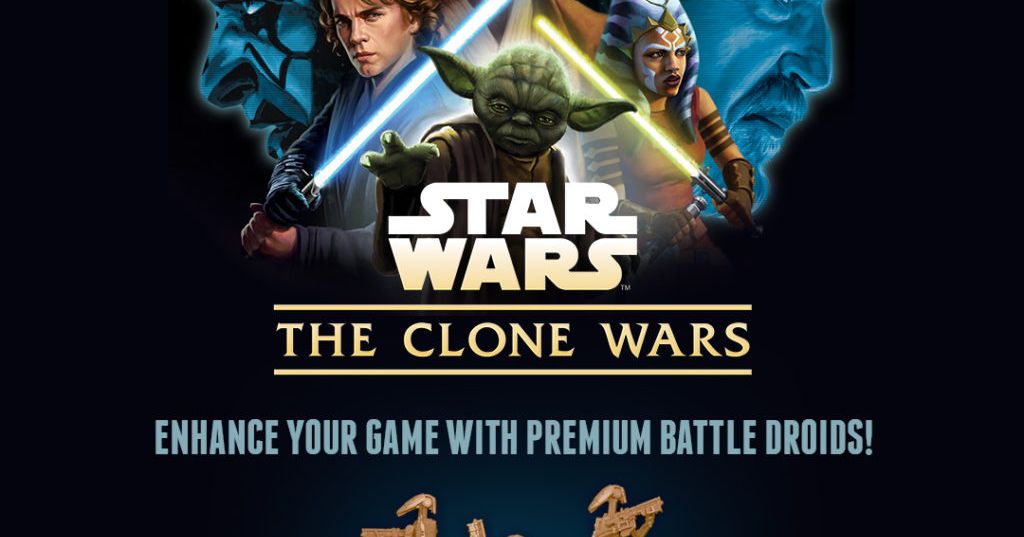 Star Wars: The Clone Wars – Premium Battle Droids | Board Game ...