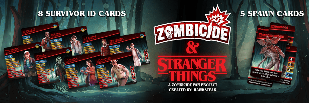 Stranger Things Custom Content Pack | Zombicide: 2nd Edition