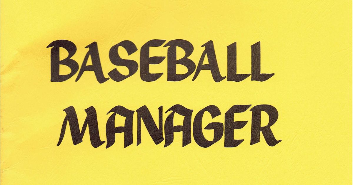 Baseball Manager | Board Game | BoardGameGeek