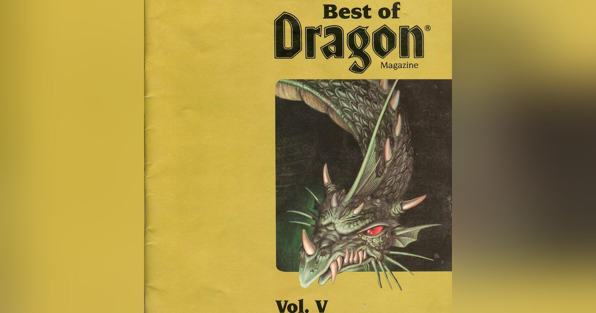 Best of Dragon Magazine Vol. V | Issue | RPGGeek