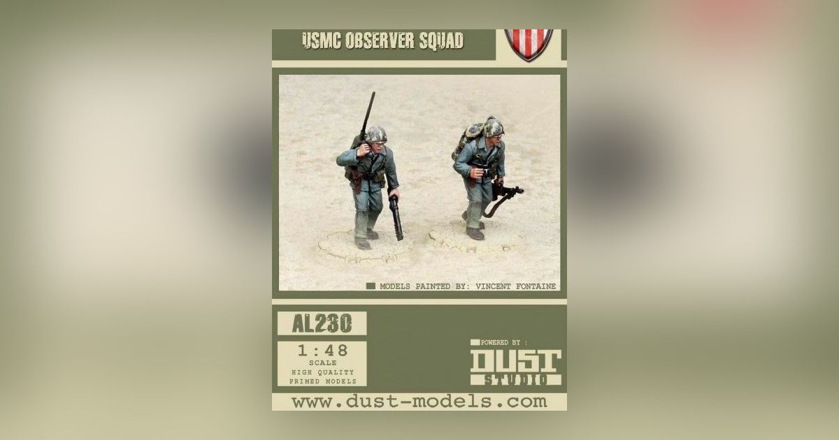 Dust Tactics: USMC Observer Squad – "Artillery Scouts" | Board Game ...