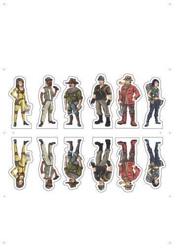 Forbidden Desert Play Map + Character Standee | Forbidden Desert