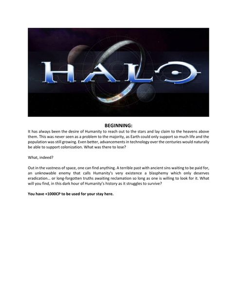 HALO | RPG Item | RPGGeek