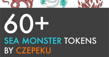 60+ Sea Monster Tokens | RPG Item | RPGGeek