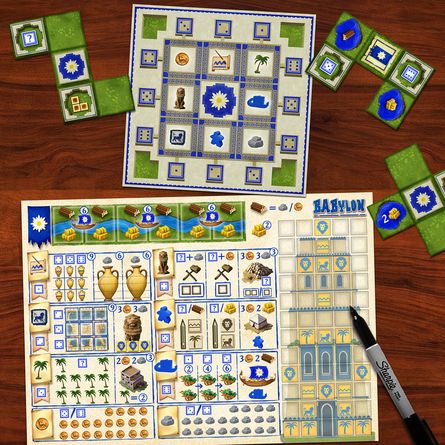 Print and Play: Babylon | Juegos Roll & Write | BoardGameGeek