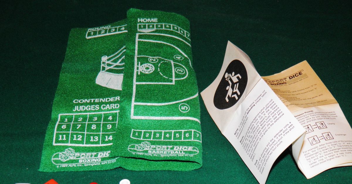 Sport Dice Boxing / Sport Dice Basketball | Board Game | BoardGameGeek