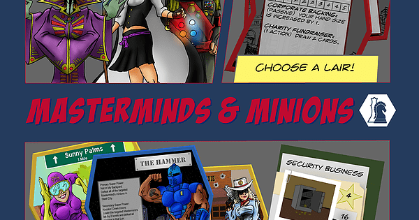 Masterminds & Minions | Board Game | BoardGameGeek