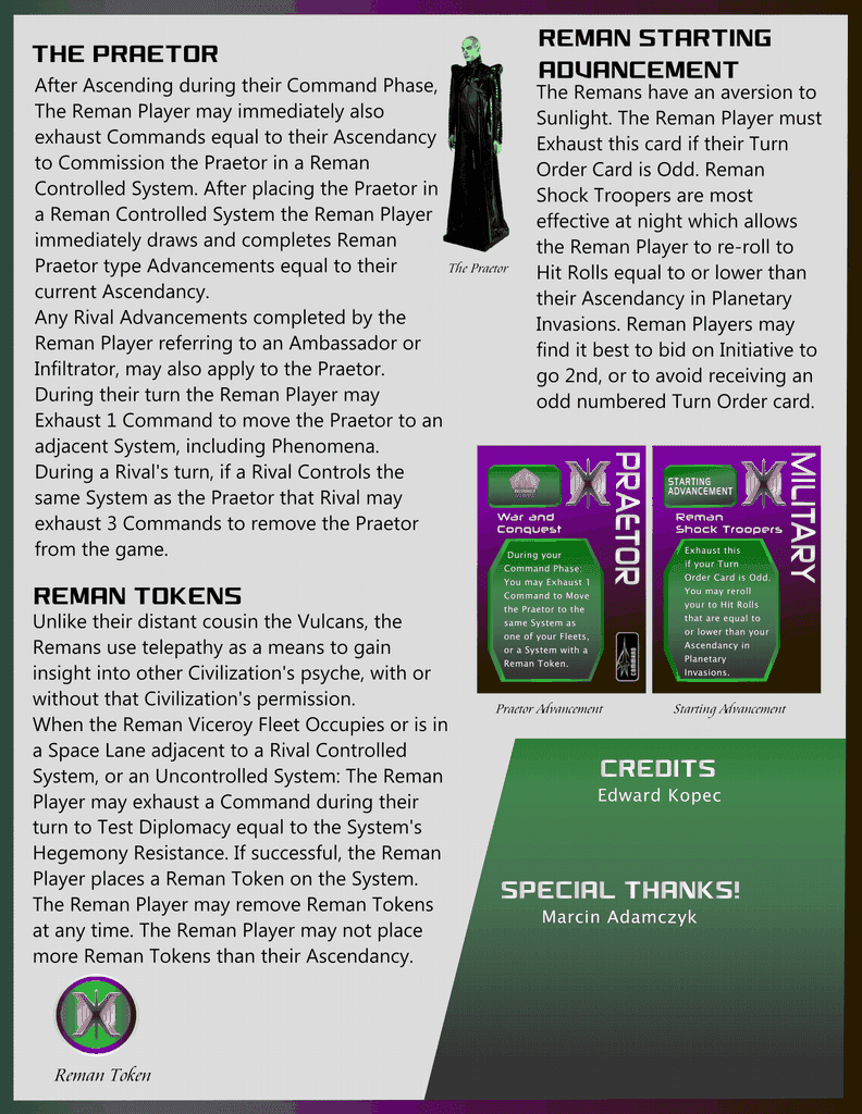 Reman Radical Control (Fan Made Faction) | Star Trek: Ascendancy