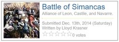 Battle of Simancas | Board Game | BoardGameGeek