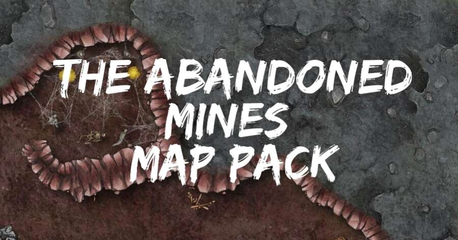 The Abandoned Mines Map Pack | RPG Item | RPGGeek
