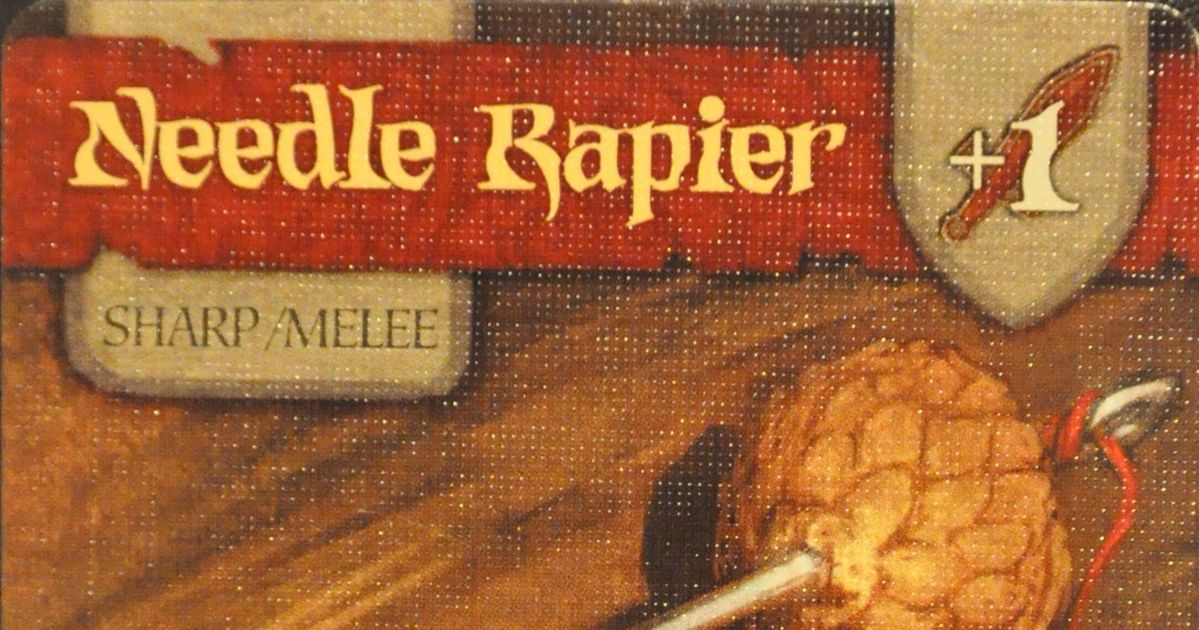 Mice and Mystics: Needle Rapier | Board Game | BoardGameGeek