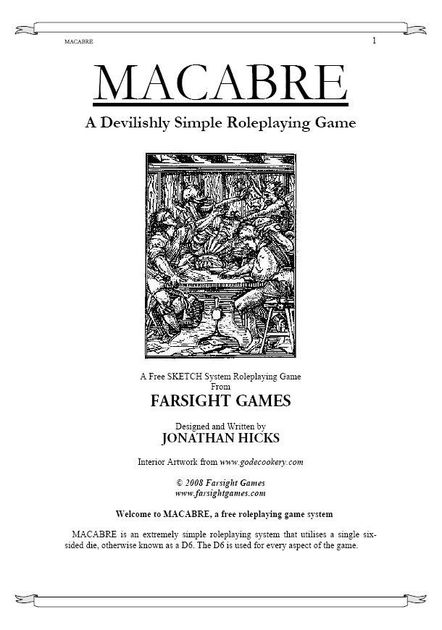 Macabre | RPG Item | RPGGeek