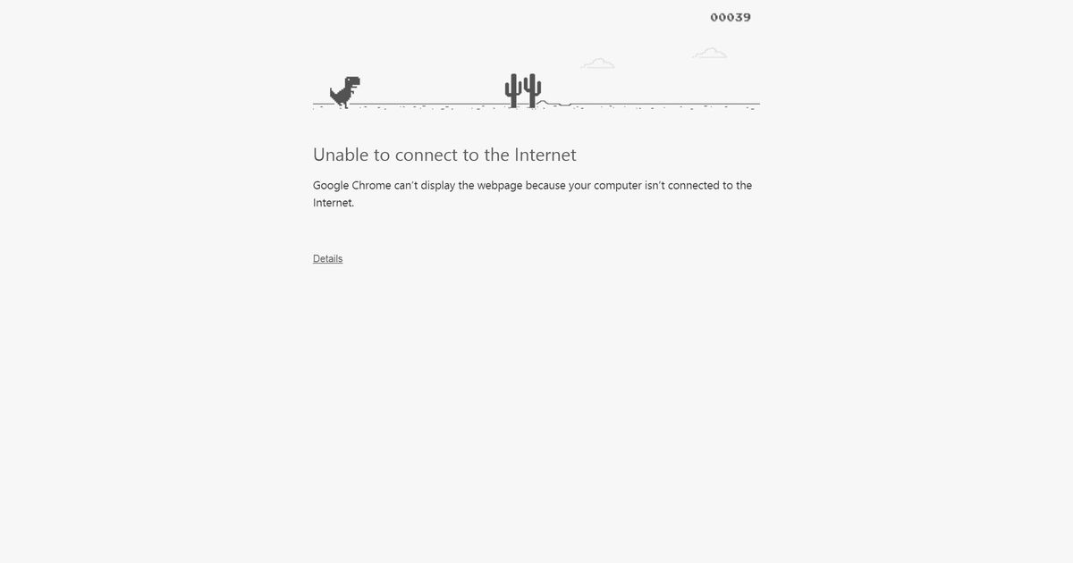 Unable to connect to the Internet | Video Game | VideoGameGeek