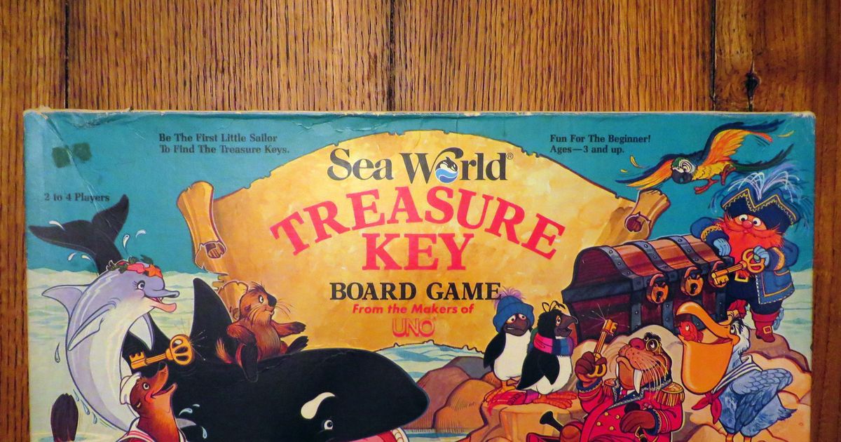 Sea World Treasure Key Board Game | Board Game | BoardGameGeek