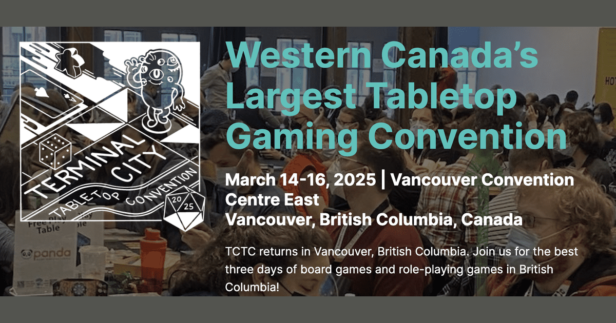 Terminal City Tabletop Convention 2025 | Caution: May Contain Wargame ...