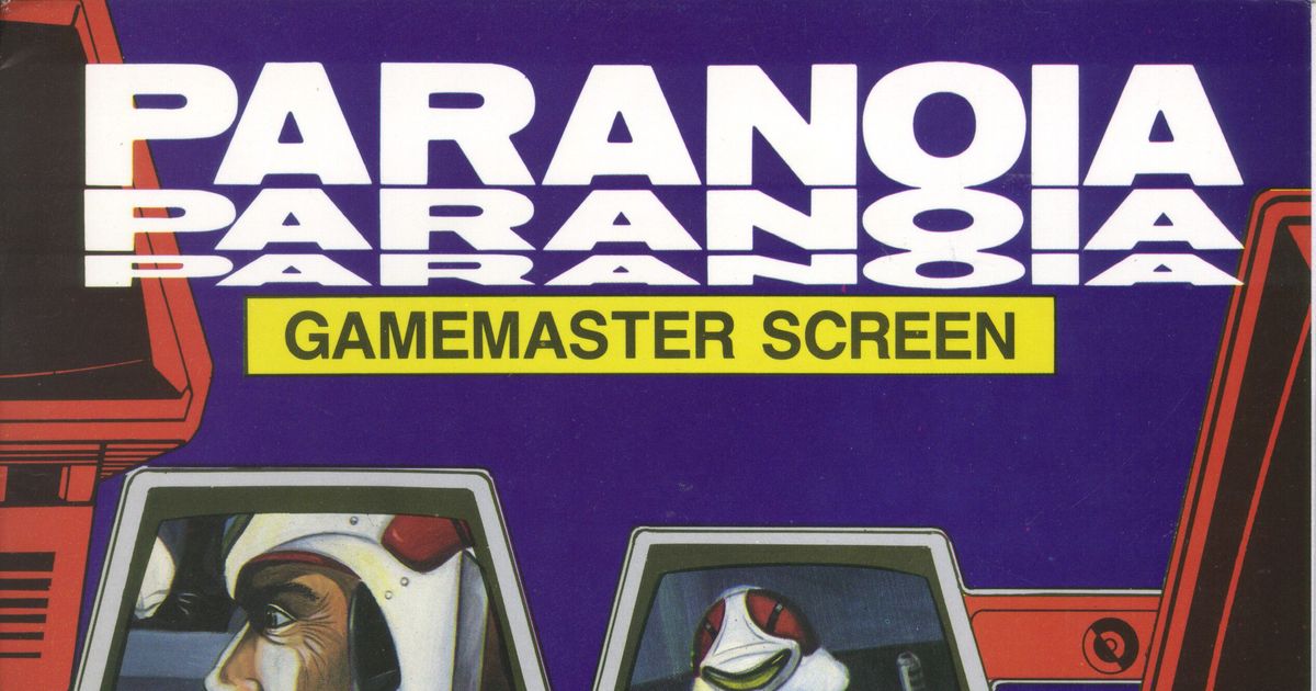 Paranoia GameMaster Screen | RPG Item | RPGGeek