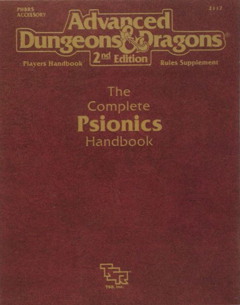 PHBR5: The Complete Psionics Handbook | RPG Item | RPGGeek