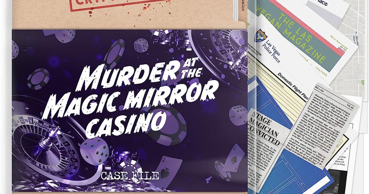 Murder at The Magic Mirror Casino | Board Game | BoardGameGeek
