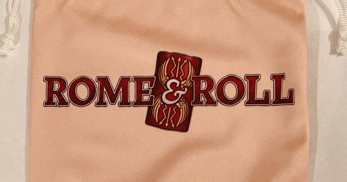 Rome & Roll: Dice Bag | Board Game Accessory | BoardGameGeek