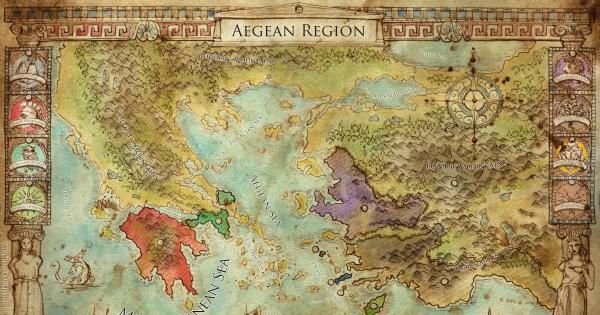 Aegean Region Map | RPG Item | RPGGeek