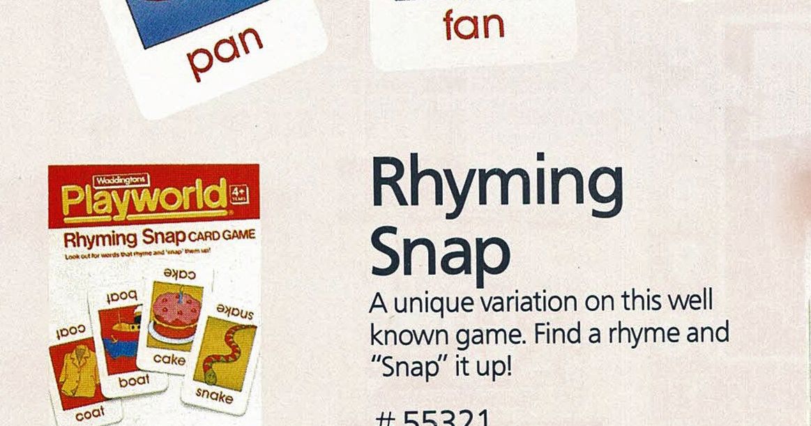 Playworld: Rhyming Snap | Board Game | BoardGameGeek