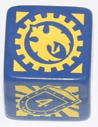 Warmachine: Cygnar Faction Dice | Board Game Accessory | BoardGameGeek