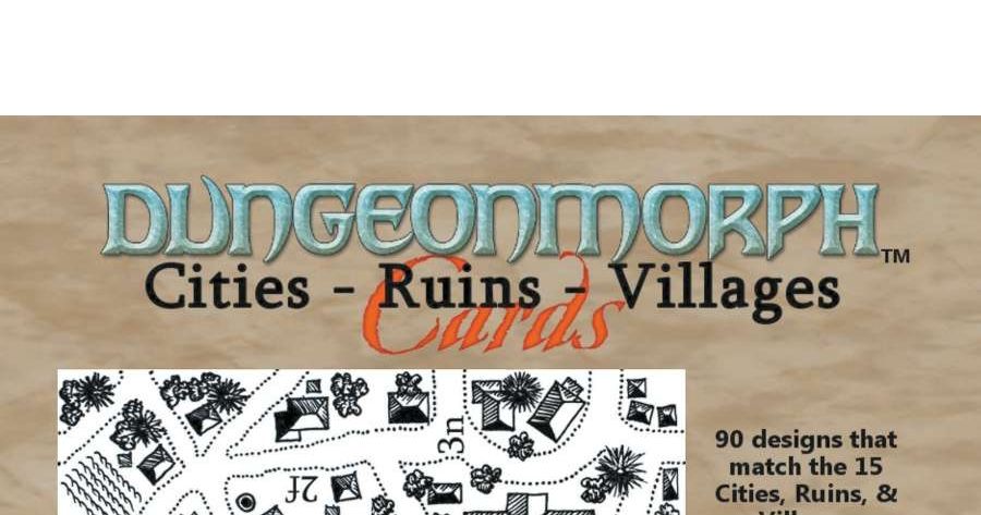 DungeonMorph: Cities, Ruins & Villages | RPG Item | RPGGeek