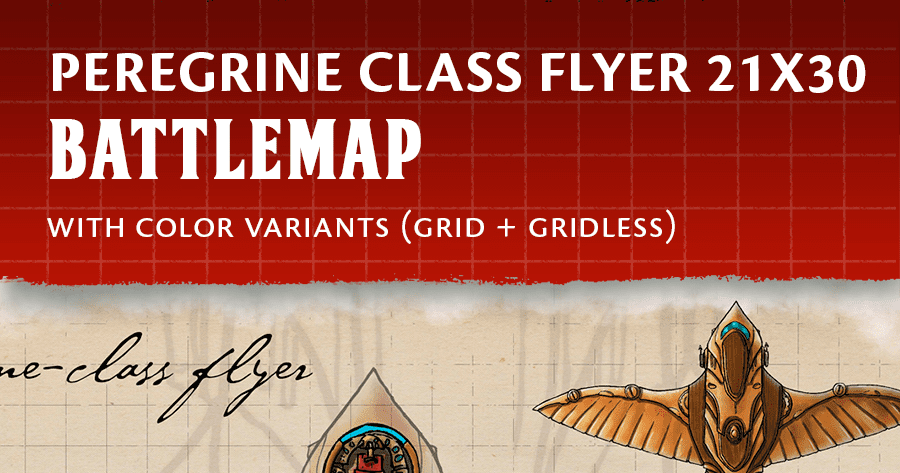 Peregrine Class Flyer Battlemap | RPG Item | RPGGeek