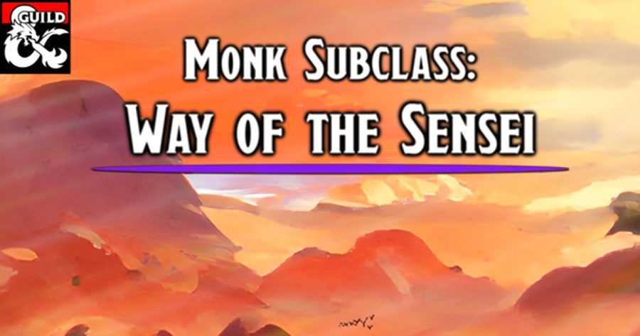 Monk Subclass: Way of the Sensei | RPG Item | RPGGeek
