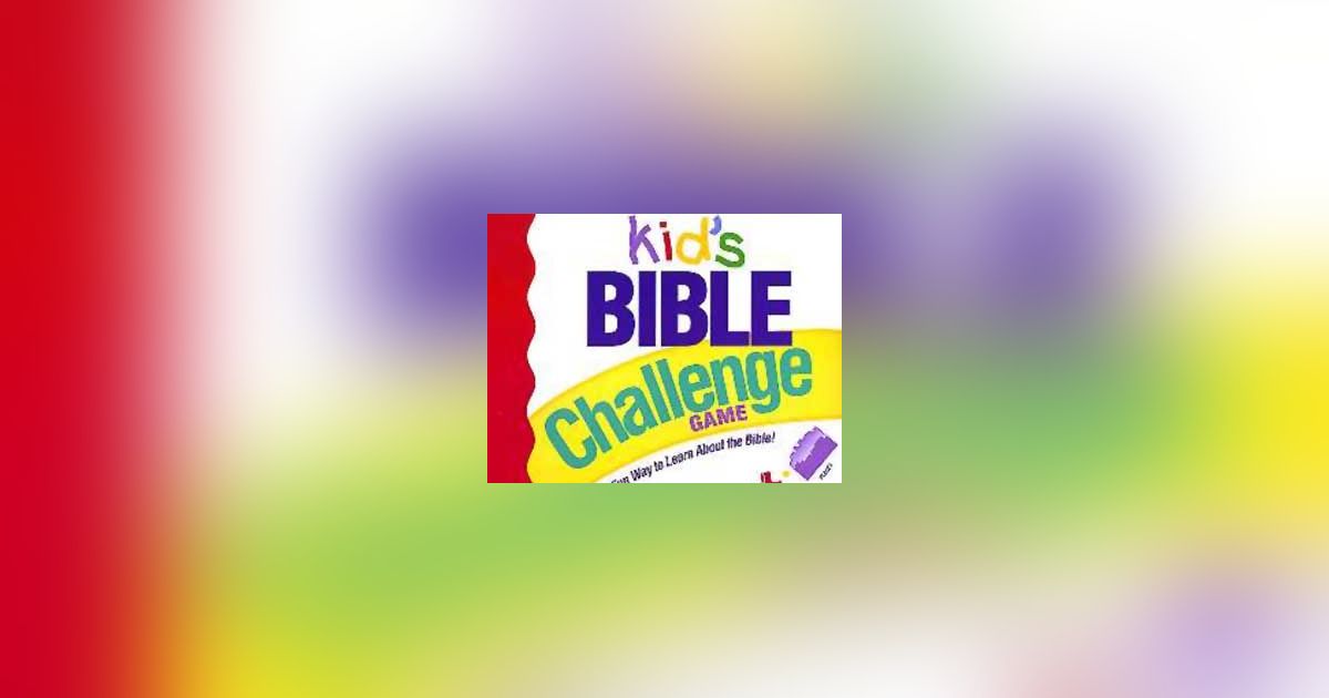Kid's Bible Challenge | Board Game | BoardGameGeek