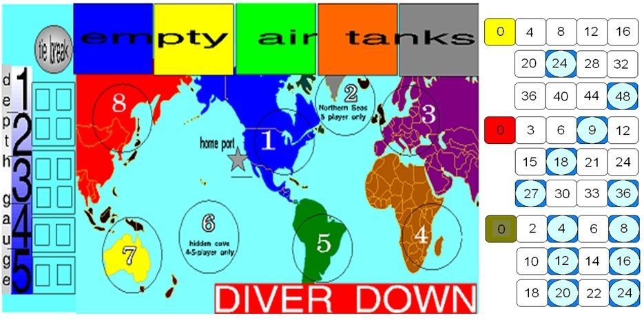 Diver Down | Board Game | BoardGameGeek