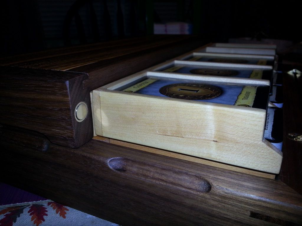 Custom Hardwood Playmat and Travel Box for Dominion | Dominion