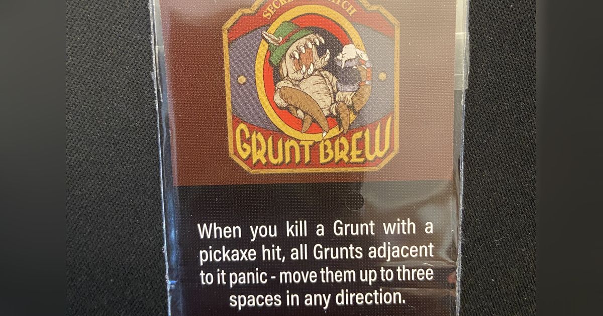 Deep Rock Galactic: Grunt Brew Promo | Board Game | BoardGameGeek