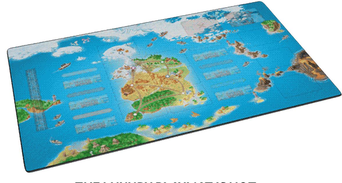 Isle of Trains: All Aboard – Luxury Playmat | Board Game Accessory ...