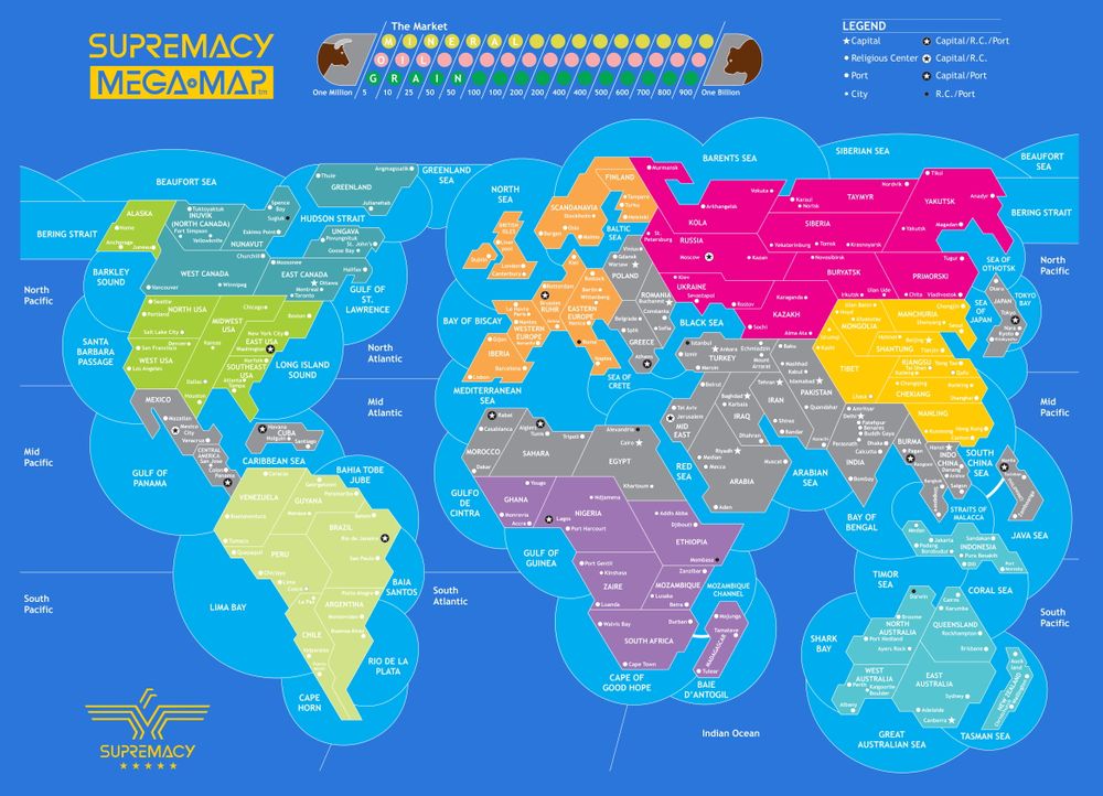 MegaMap 36x48 (revised) from DHR | Supremacy: Mega Map