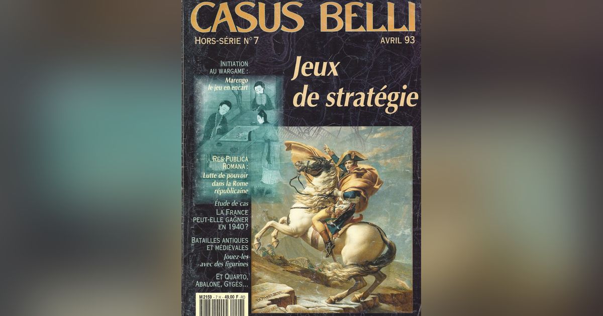 Casus Belli (Special Issue 7 - 1993) | Issue | RPGGeek