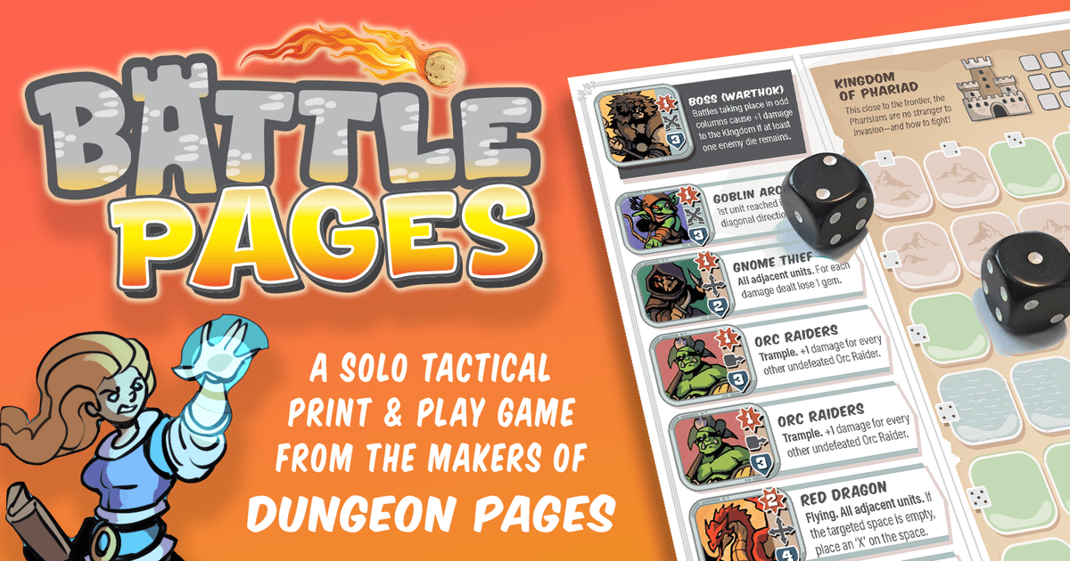 Battle Pages | Board Game | BoardGameGeek