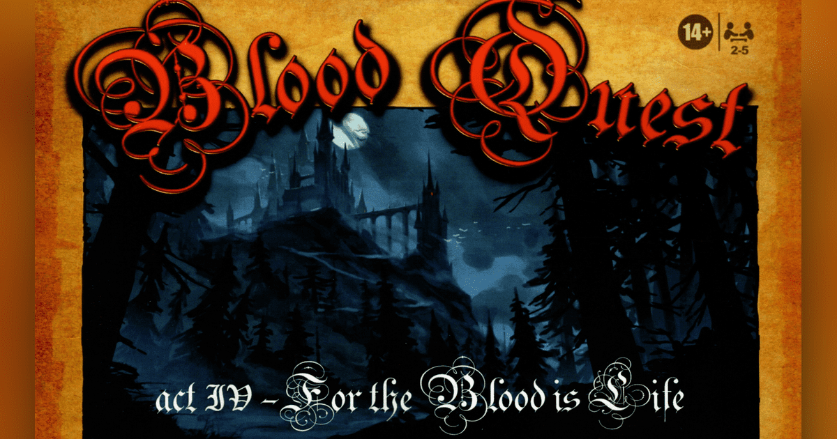 Blood Quest: For the Blood is Life | Board Game | BoardGameGeek