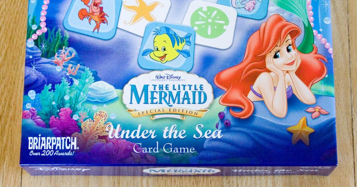 The Little Mermaid Under the Sea Card Game | Board Game | BoardGameGeek