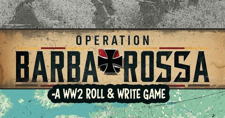 Operation Barbarossa: A WW2 Roll & Write Game | Board Game | BoardGameGeek