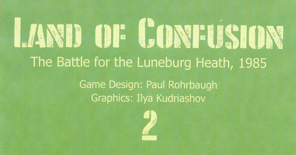 Land of Confusion Volume 2: The Battle for Luneburg Heath | Board Game ...