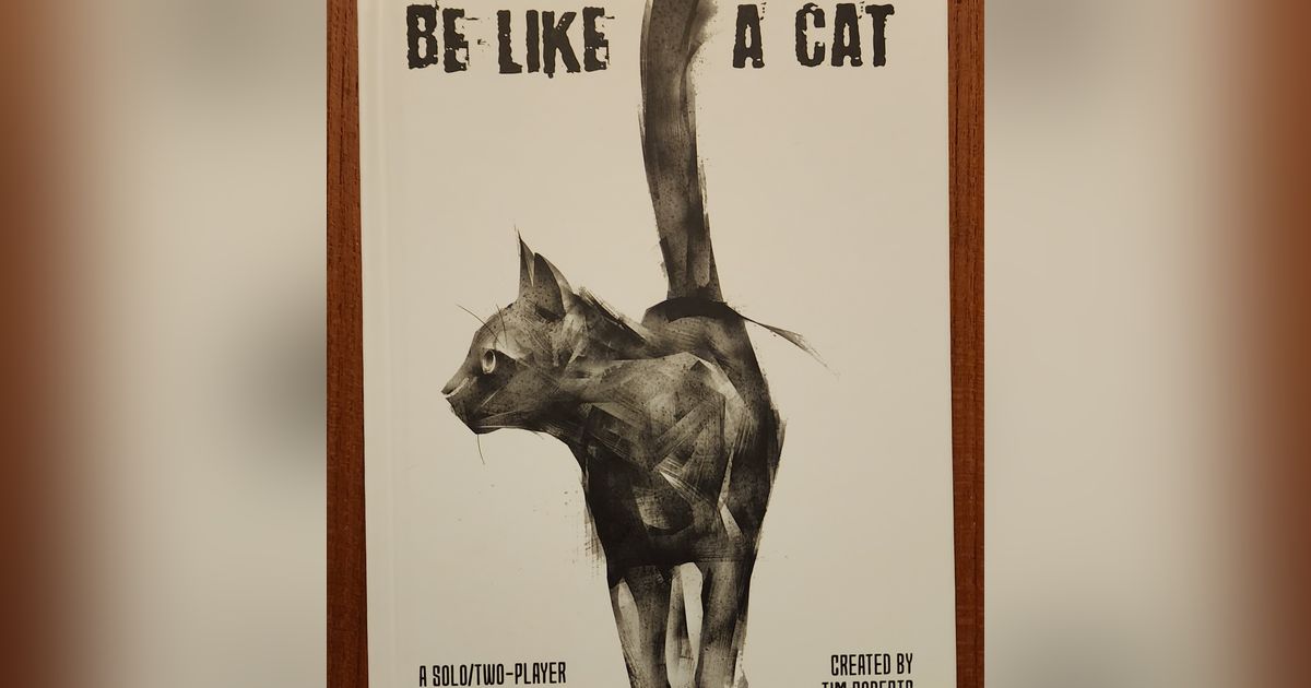 Be Like a Cat: A Solo/Two Player RPG | RPG Item | RPGGeek