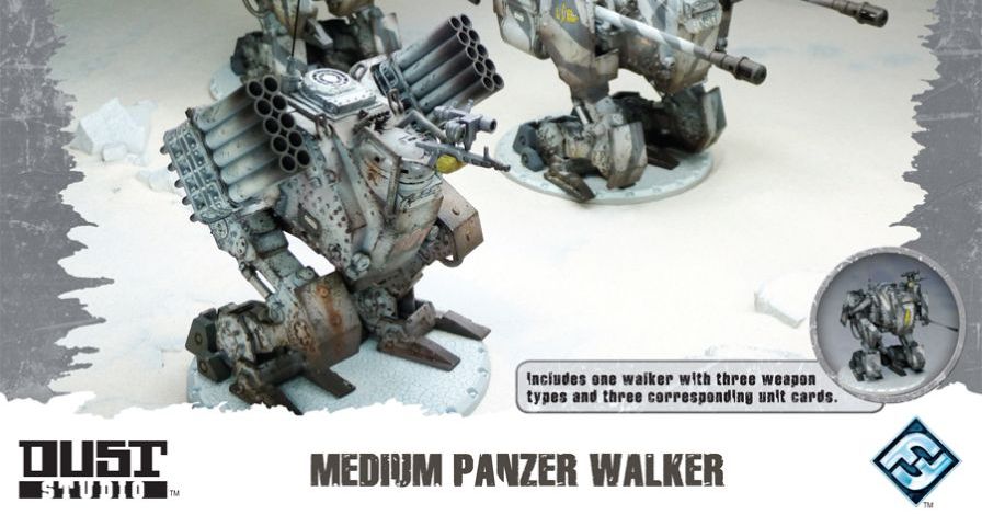 Dust Tactics: Medium Panzer Walker – "Luther / Ludwig / Lothar" | Board ...