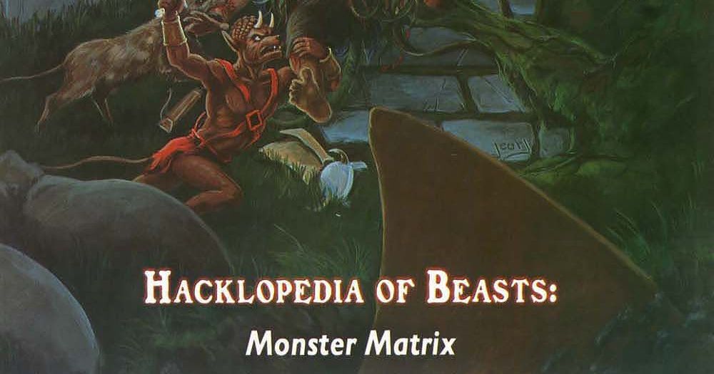 Hacklopedia of Beasts: Monster Matrix | RPG Item | RPGGeek