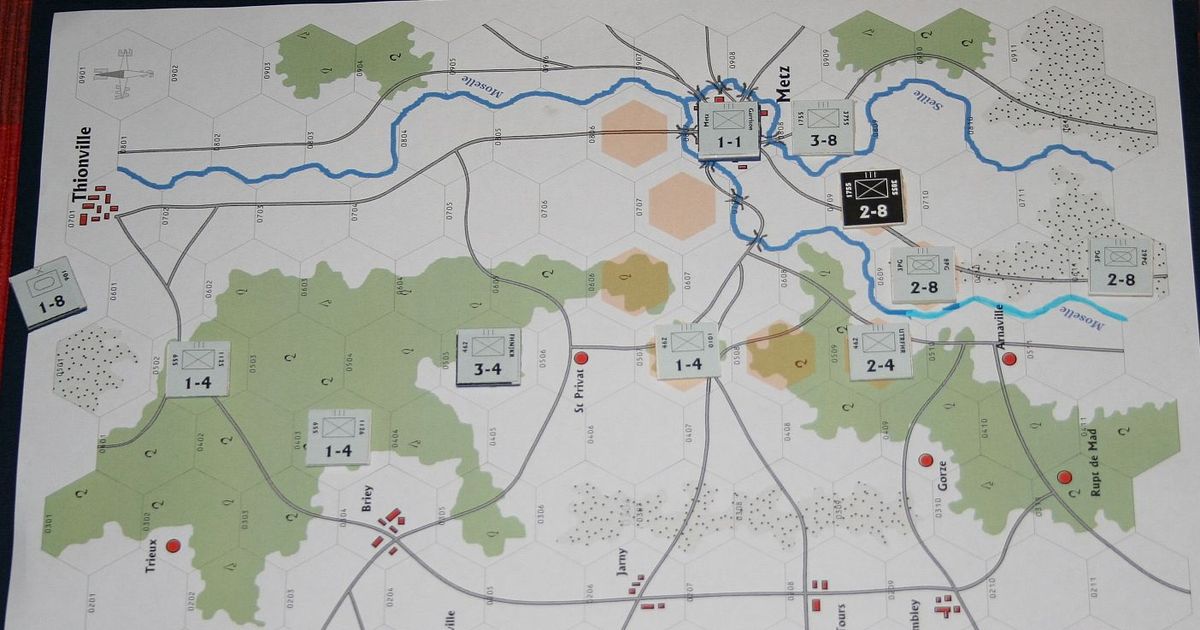 The Drive on Metz | Board Game | BoardGameGeek