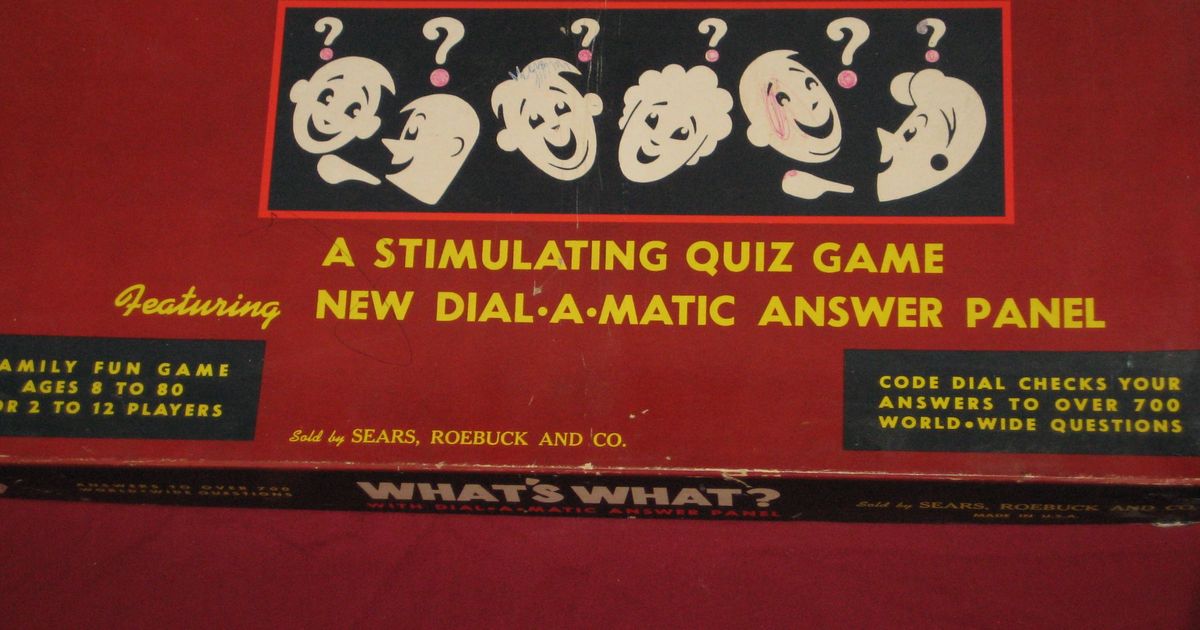 What's What? | Board Game | BoardGameGeek
