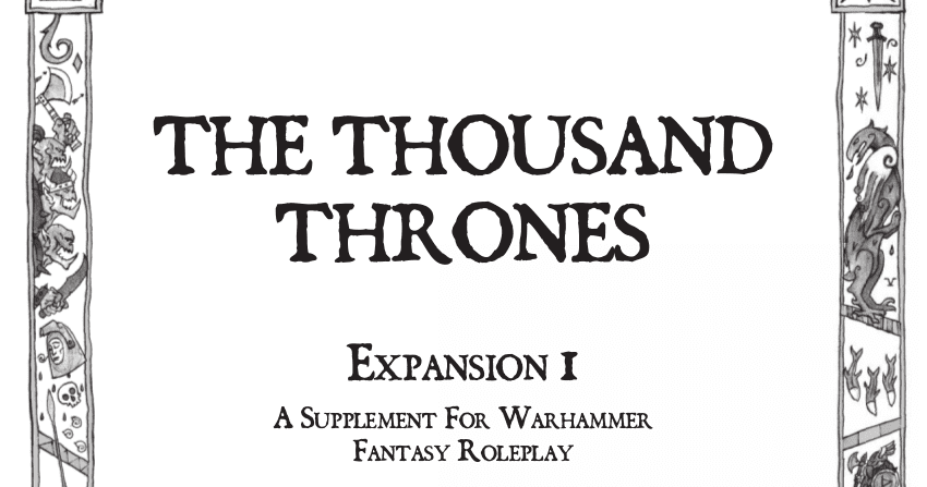 The Thousand Thrones Expansion 1 Rpg Item Rpggeek