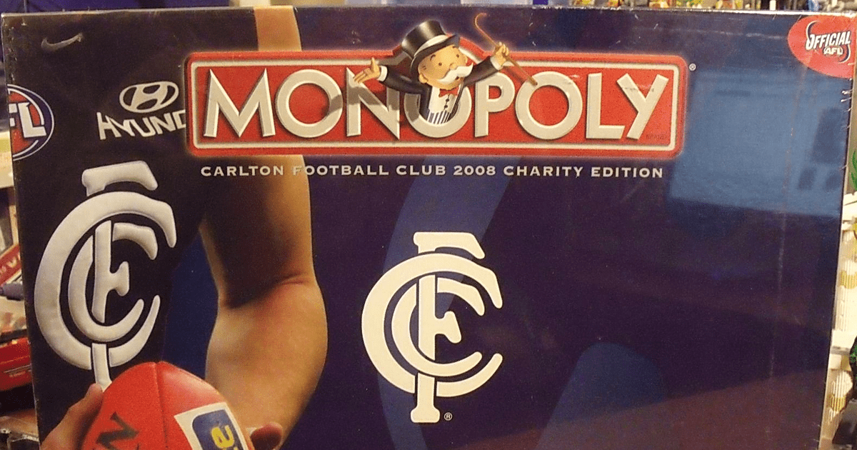 Monopoly: Carlton Football Club 2008 Charity Edition | Board Game ...