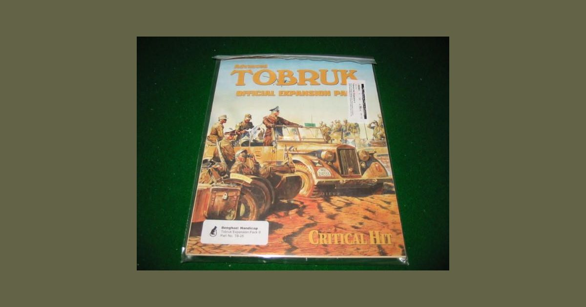 User Review | Tobruk Expansion Pack 2: Benghazi Handicap