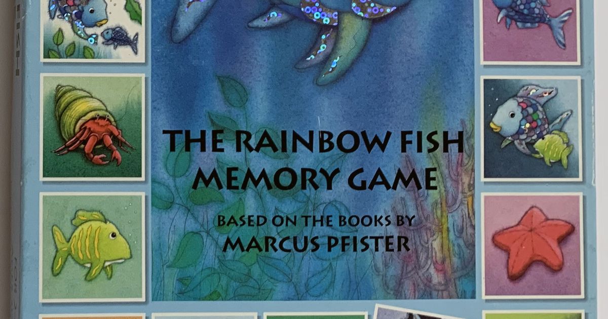 The Rainbow Fish Memory Game | Board Game | BoardGameGeek